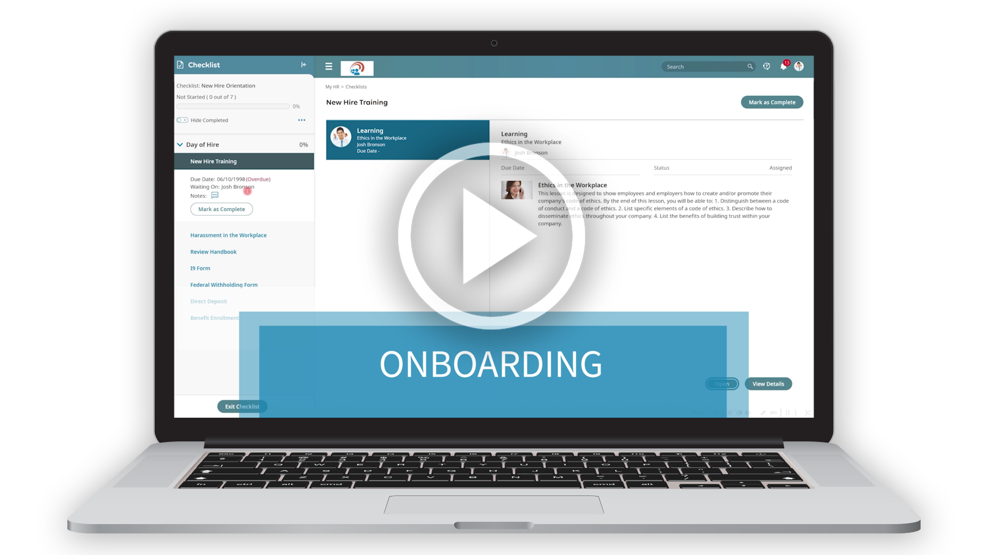Onboarding Demo Video | EBC HCM